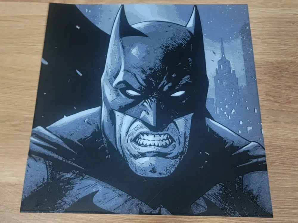 Batman Angry Hueforge by Iantheriddler MakerWorld: Download Free 3D Models