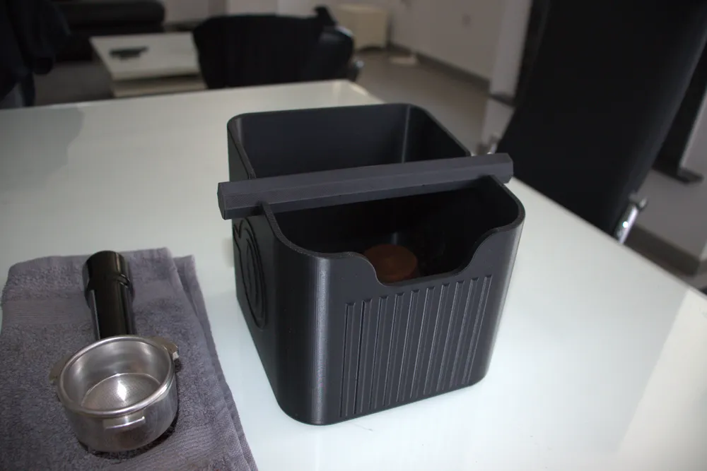 Barista Knock Box with Knocker Bar by savvage MakerWorld: Download Free 3D Models