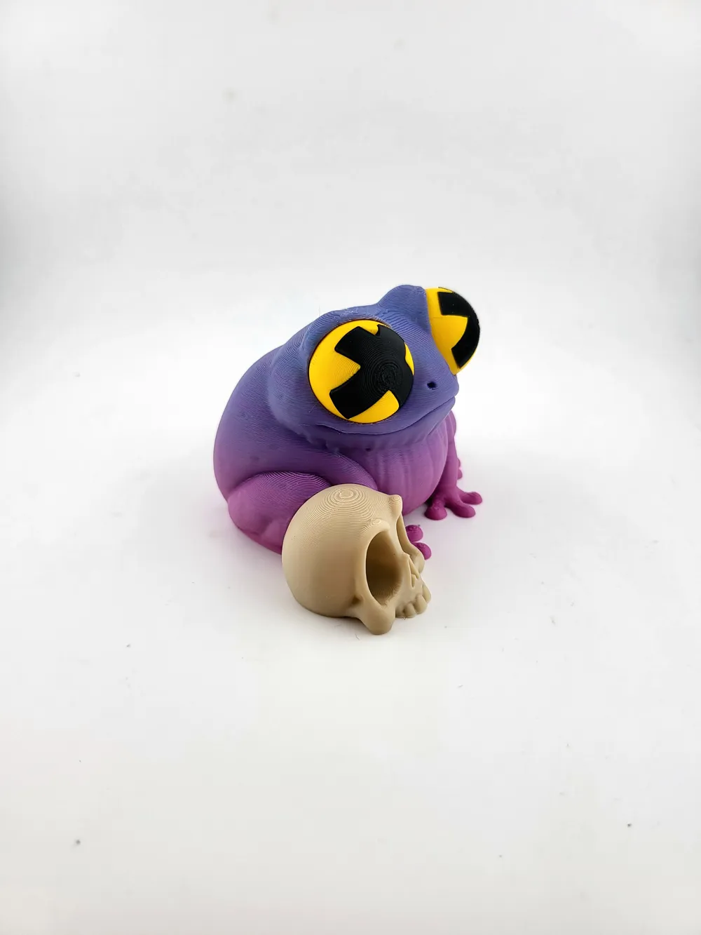 Kawaii Demon Frog Skull 3D Printable sweet cute by Mad power MakerWorld ...