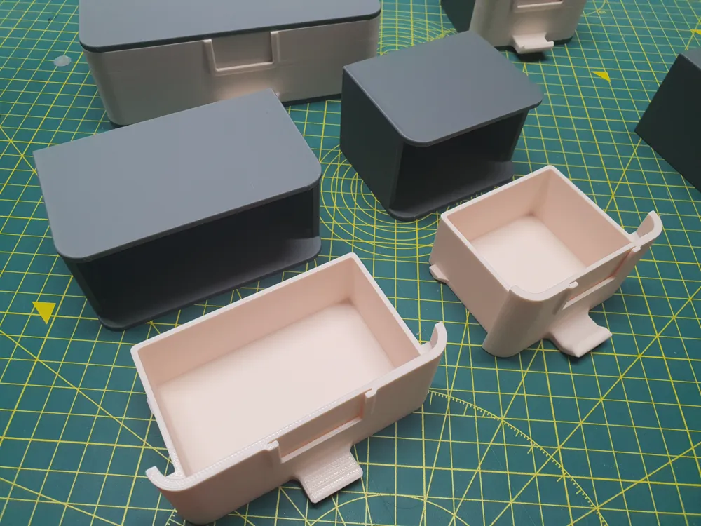 Mini Drawer with Paper Label 4x2 Multihole size by warlogh MakerWorld ...