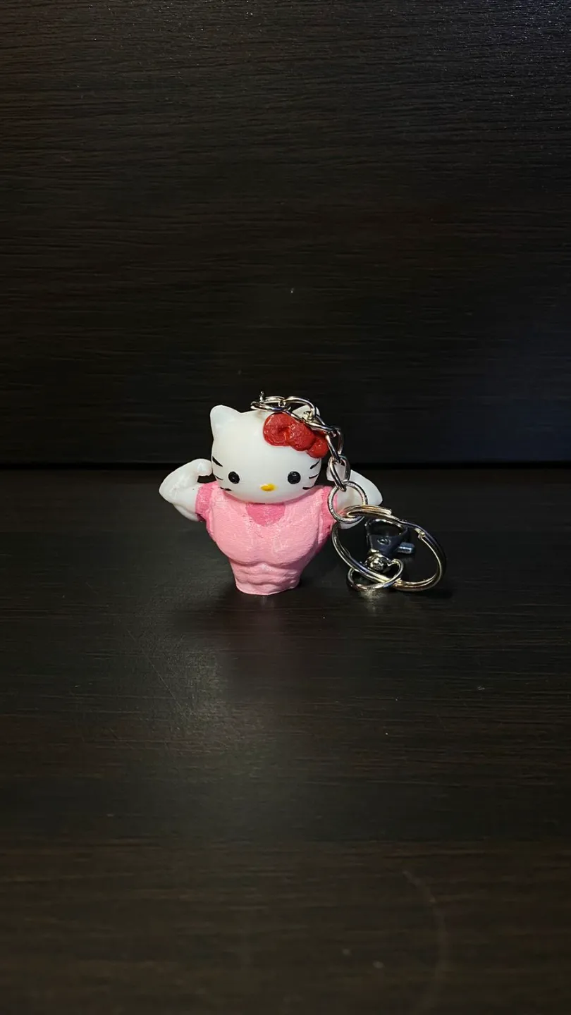 Keychain hellokitty by Xmaker MakerWorld: Download Free 3D Models