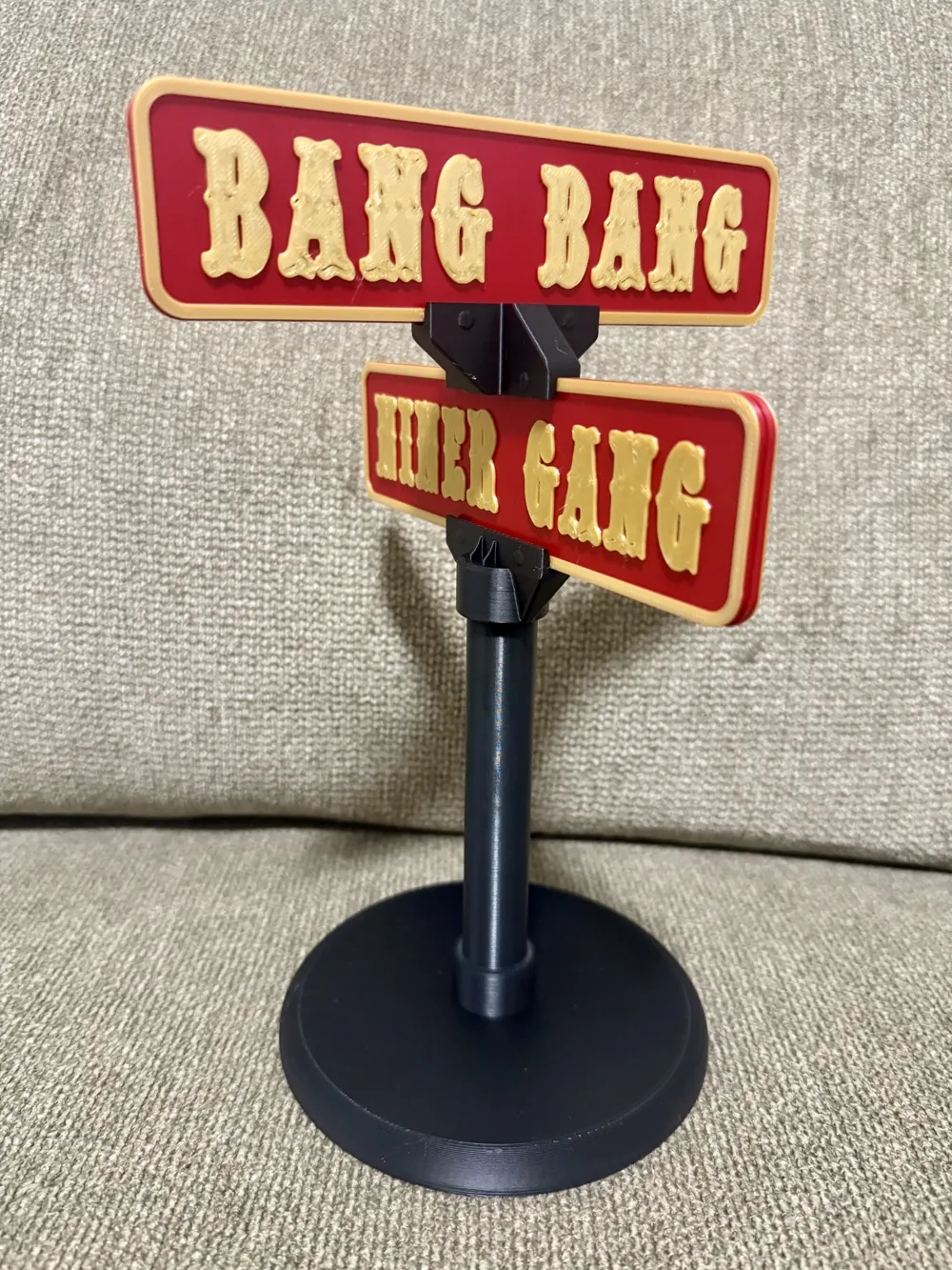 SF 49ers "Bang Bang Niner Gang" street sign - Free 3D Print Model ...