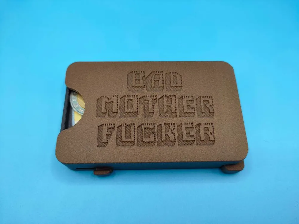 Pulp Fiction Slim Wallet - Bad MF - Free 3D Print Model - MakerWorld