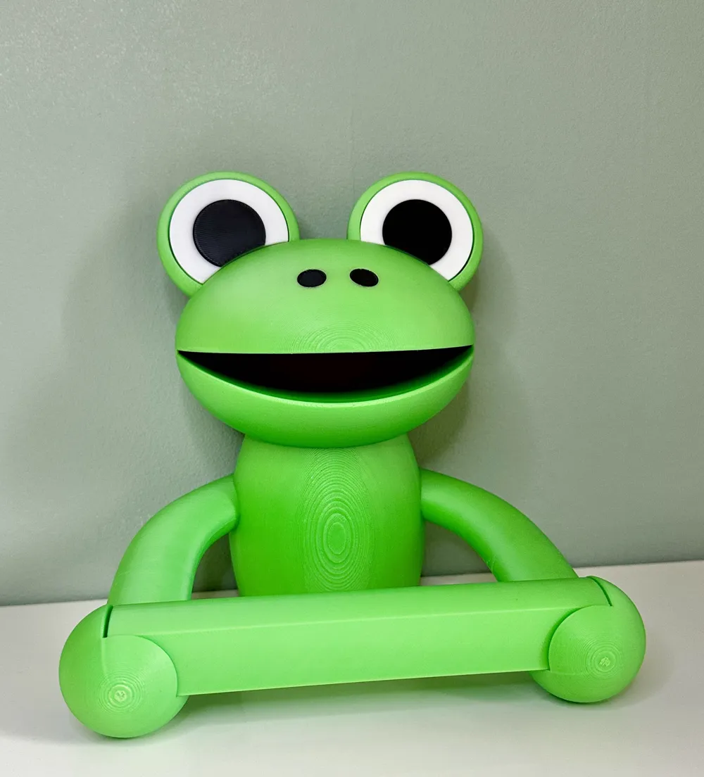 Frog Toilet Paper Holder by 3DMerchandMore MakerWorld: Download Free 3D ...