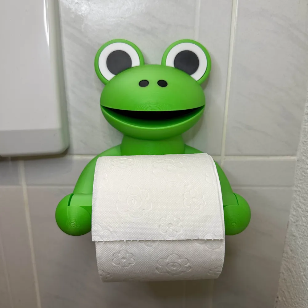 Frog Toilet Paper Holder by 3DMerchandMore MakerWorld: Download Free 3D ...
