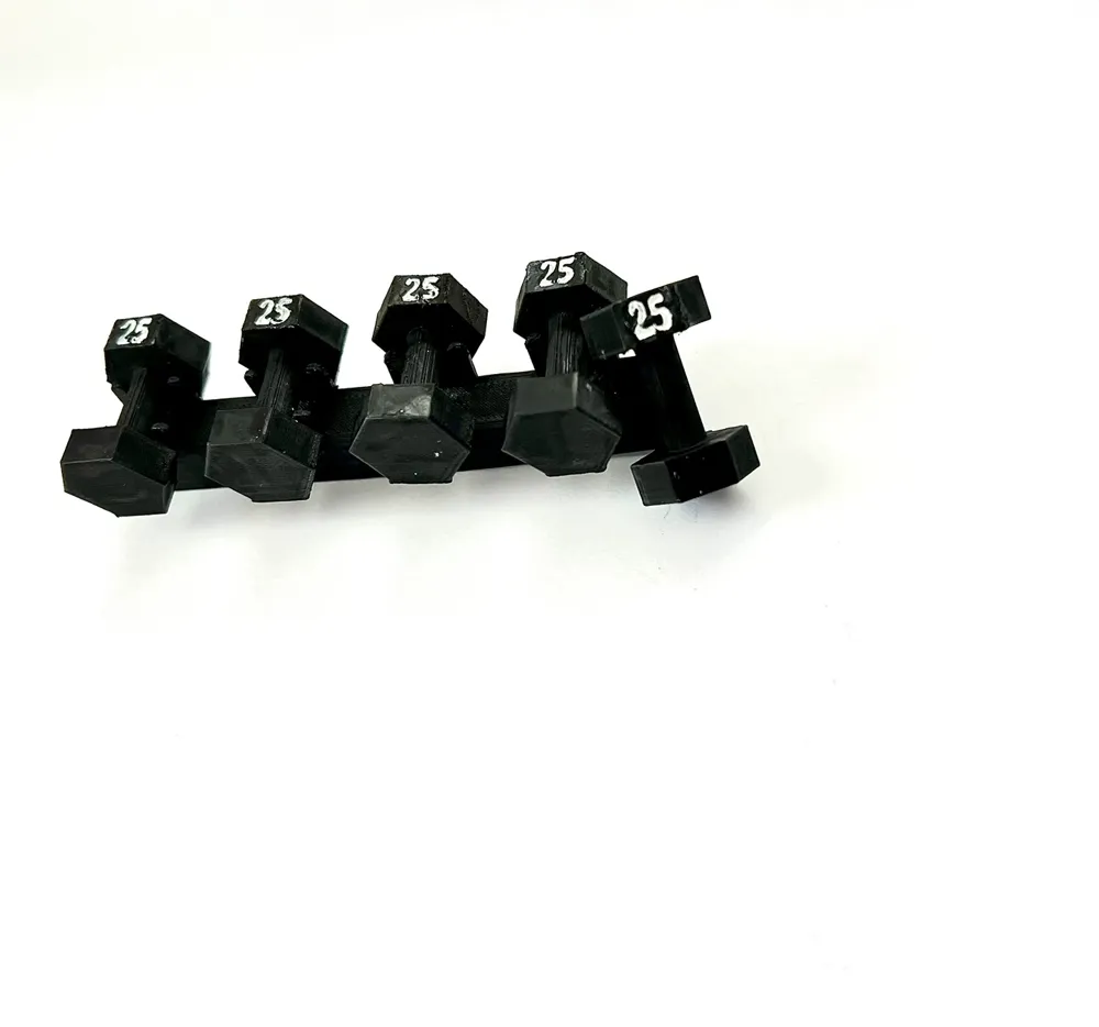 Mini Dumbbell Set by Captain Smek MakerWorld: Download Free 3D Models