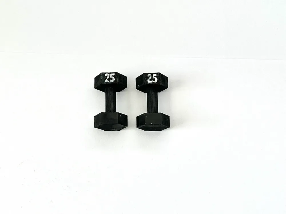 Mini Dumbbell Set by Captain Smek MakerWorld: Download Free 3D Models
