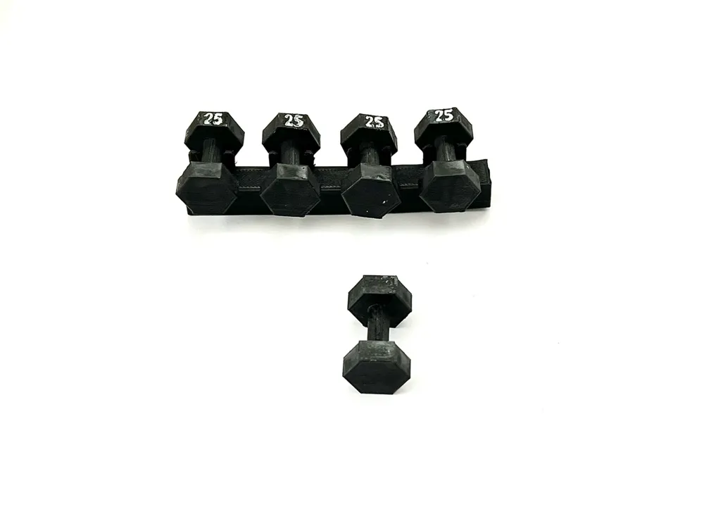 Mini Dumbbell Set by Captain Smek MakerWorld: Download Free 3D Models