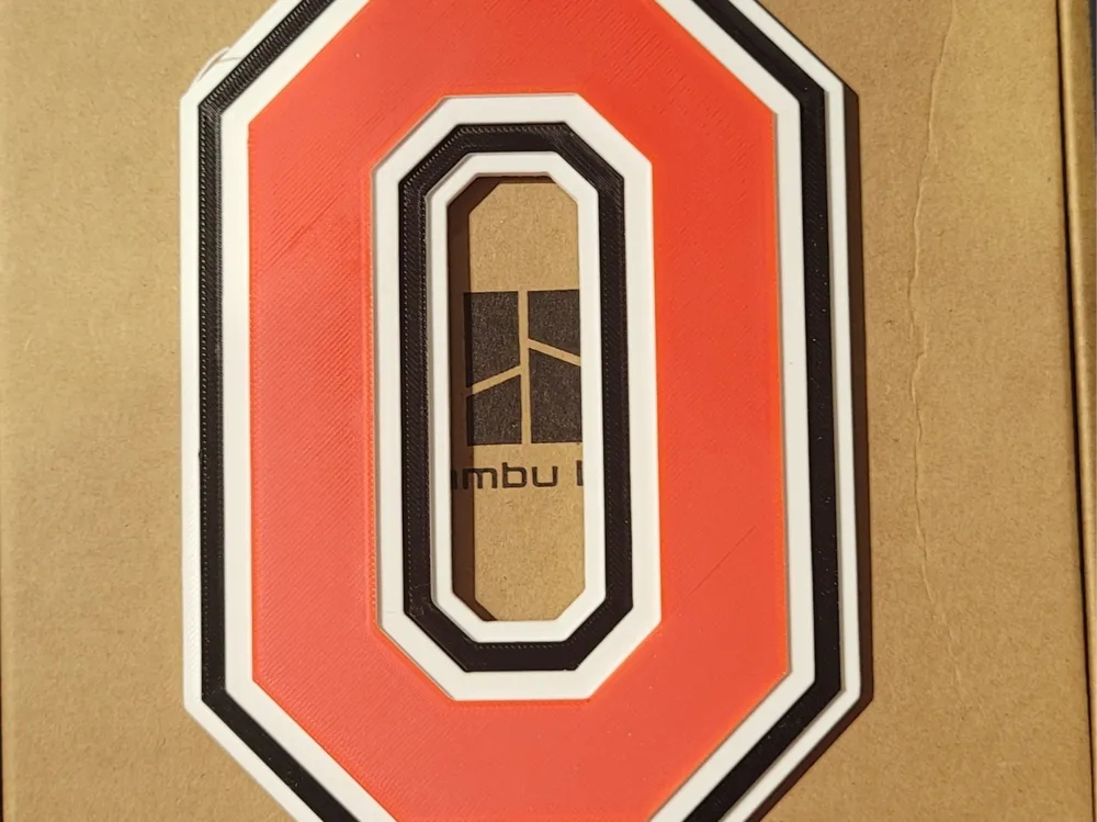 OHIO STATE BLOCK 3D Logo 180mm series by mercadogarzas - MakerWorld