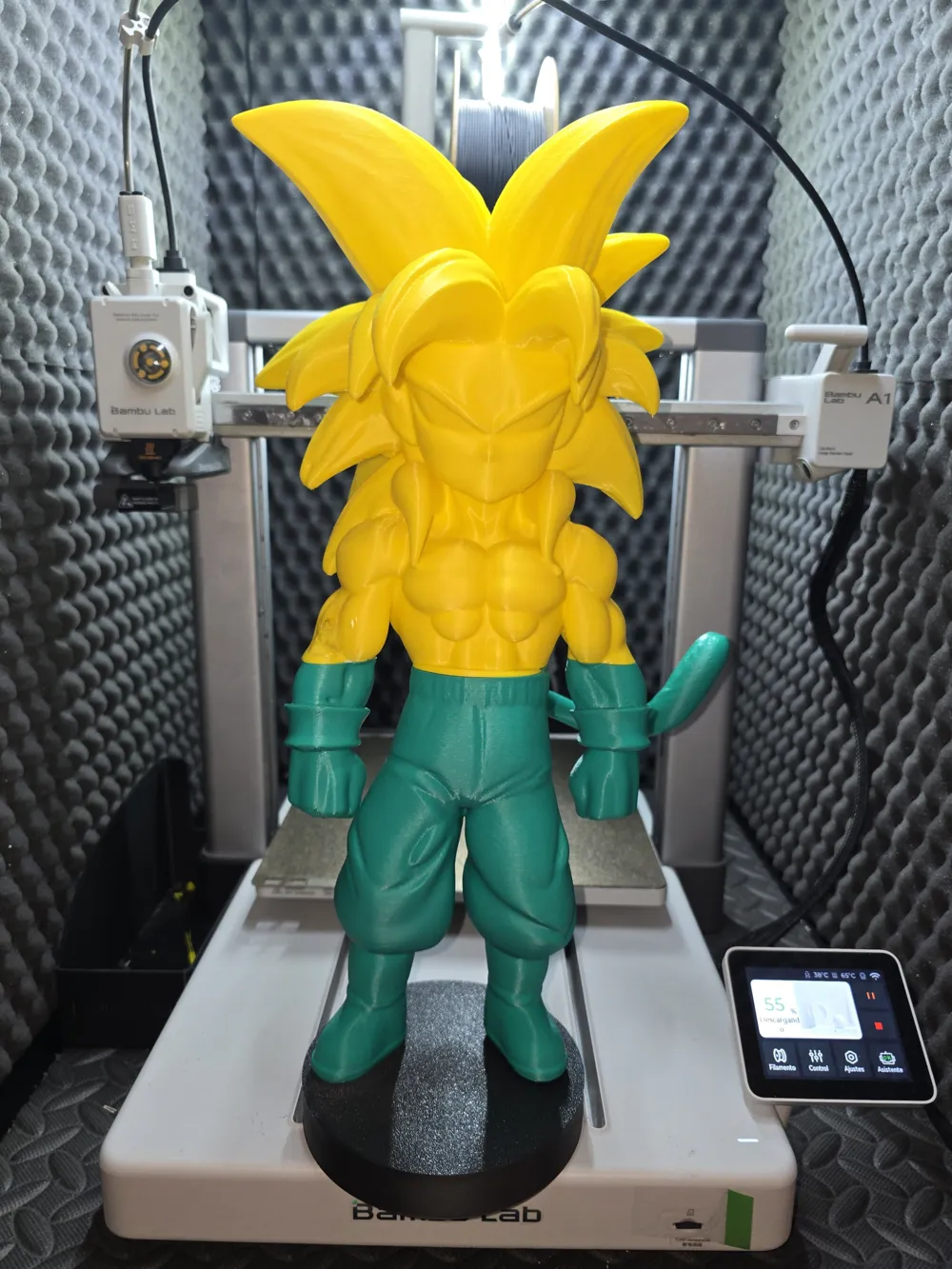 Goku Super Saiyan 4 - Free 3D Print Model - MakerWorld
