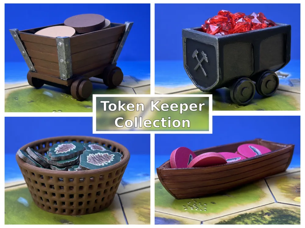 Token Keeper - The Board Game container collection by kulli MakerWorld ...