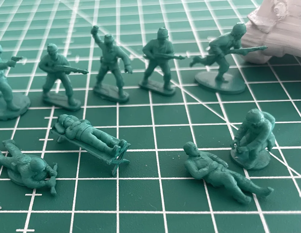 Miniature War Soldiers - Free 3D Print Model - MakerWorld