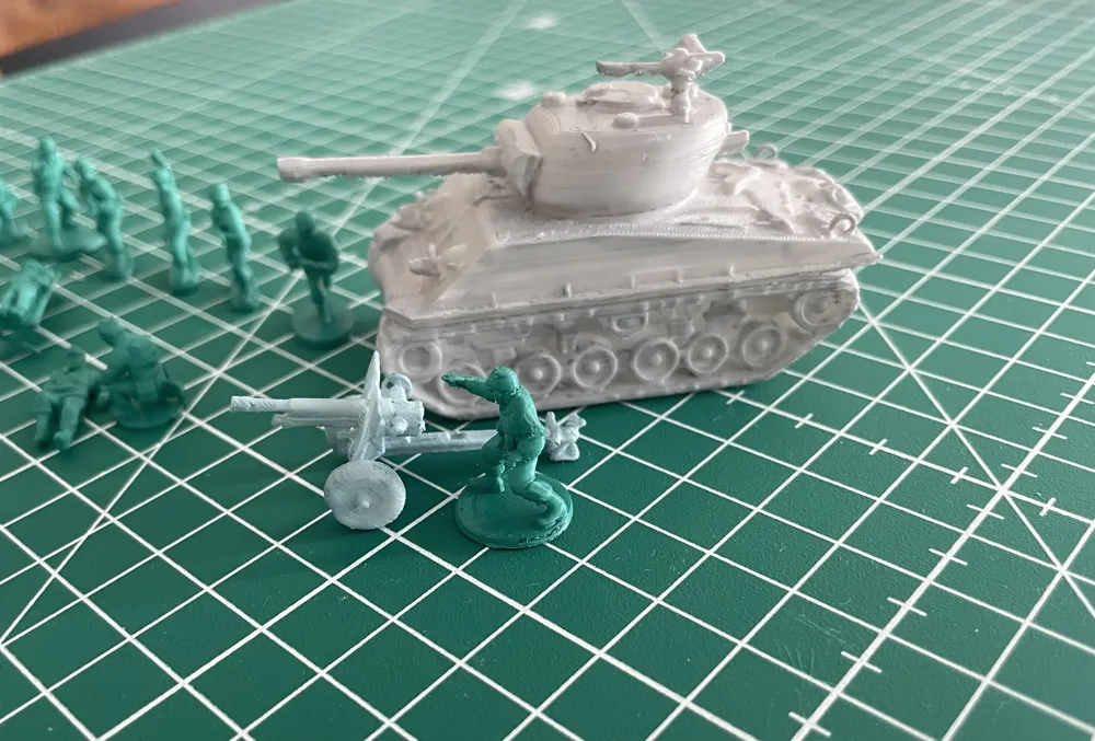 Miniature War Soldiers - Free 3D Print Model - MakerWorld