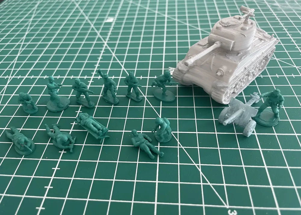 Miniature War Soldiers - Free 3D Print Model - MakerWorld