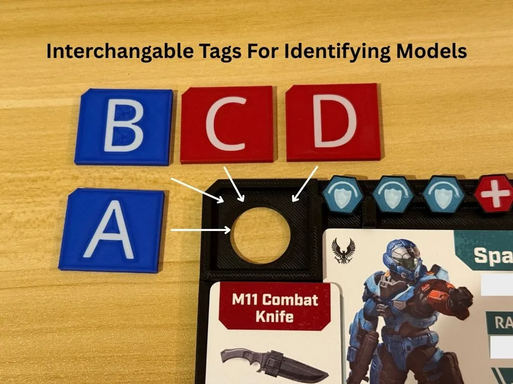 Halo Flashpoint Dashboard Tokens by p1aying_mantis MakerWorld: Download ...