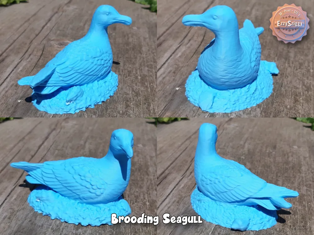 Brooding Seagull by EzzySziggy MakerWorld: Download Free 3D Models