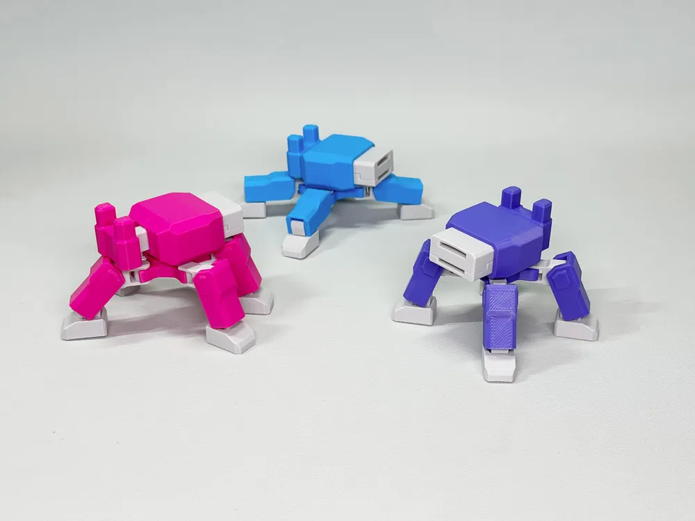 Micro Bean Robot - Free 3D Print Model - MakerWorld