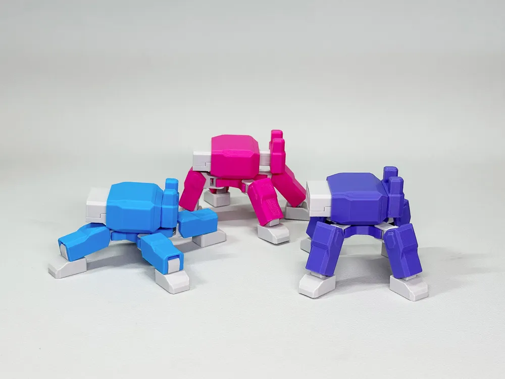 Micro Bean Robot - Free 3D Print Model - MakerWorld