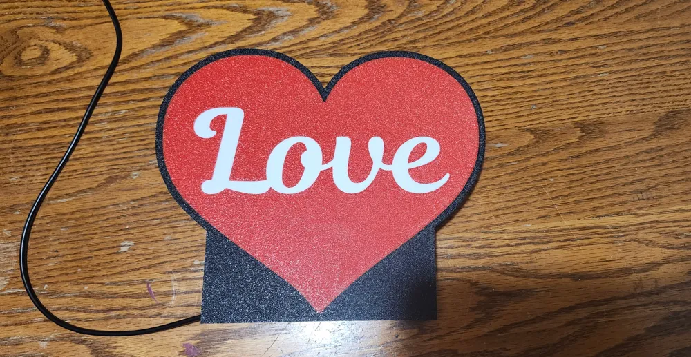 Valentine's Day Light Box by Sean's Crazy Customs - MakerWorld