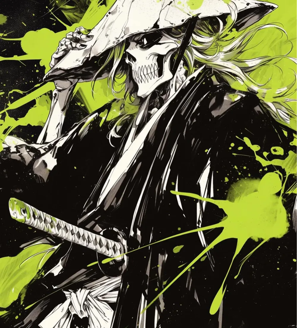 Shunsui Sakuranosuke SKull (bleach) by Heath - MakerWorld