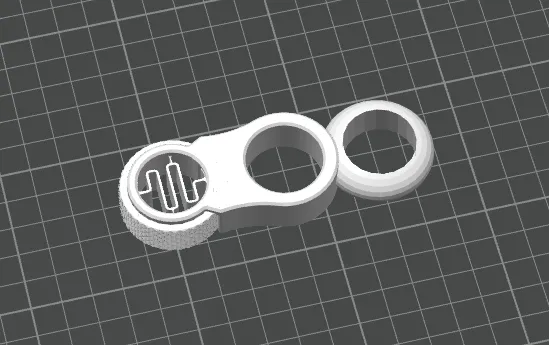 Fidget Clicker Wheel with spinning hole, Spinner by uzzii - MakerWorld