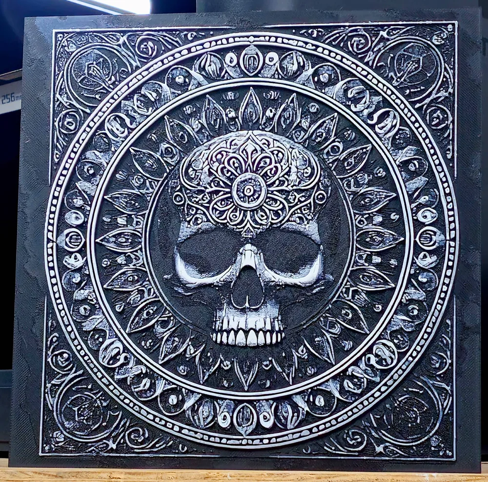 Skull Mandala by Corp - MakerWorld