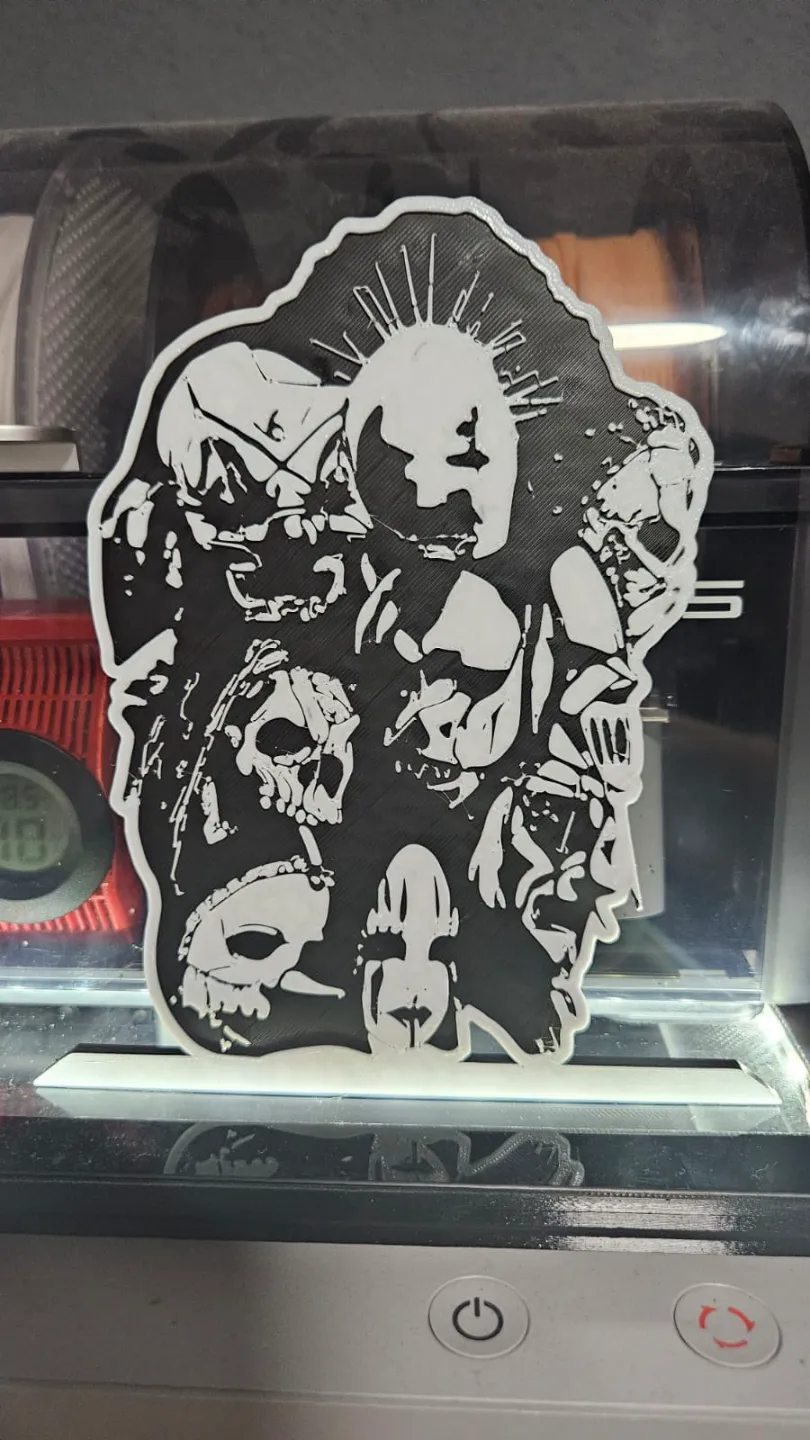 Slipknot Mask Logo by 5kyrunn3r - MakerWorld