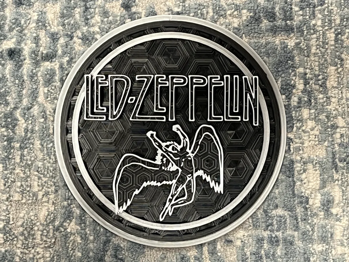 Led Zeppelin Dimensional Mosaic - Free 3D Print Model - MakerWorld