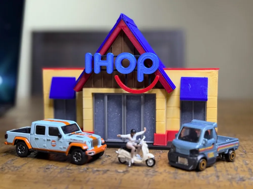 1:64 IHOP fan art scale model by Bokkins3d MakerWorld: Download Free 3D ...