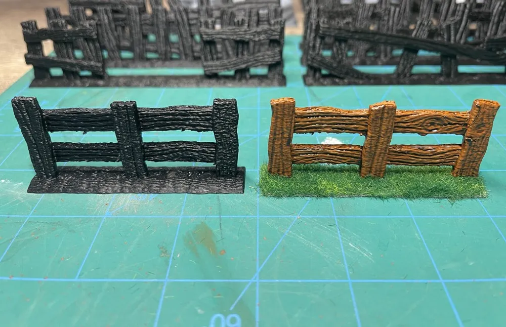 Modular Wooden Fence – Tabletop Wargames & RPGs by The Printing Anvil ...