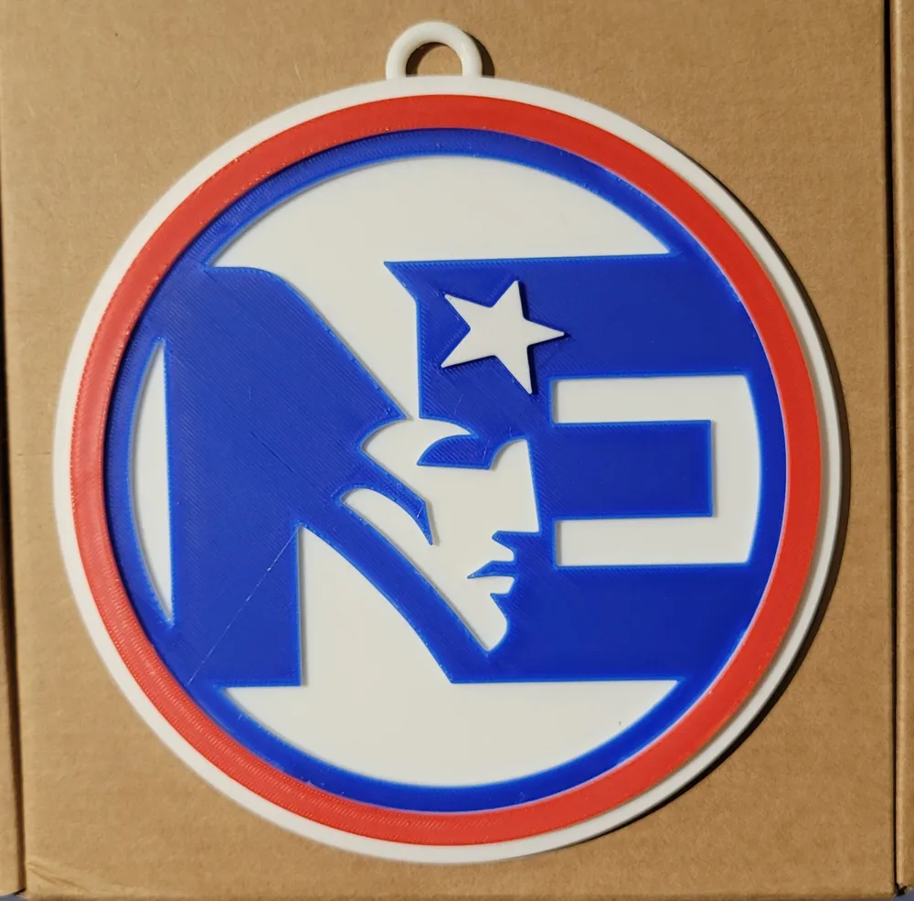 NEW ENGLAND PATRIOTS ALT 3D Logo 180mm series by mercadogarzas - MakerWorld
