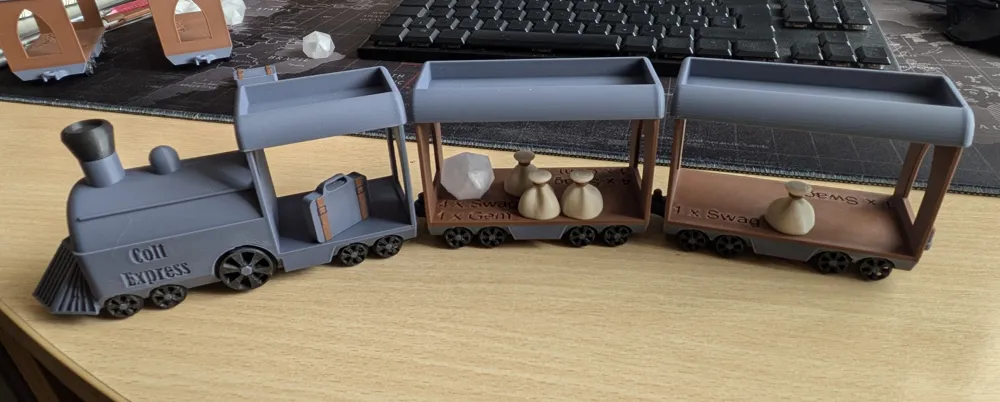 Colt Express Train and Loot by Rubber Bullets MakerWorld: Download Free ...