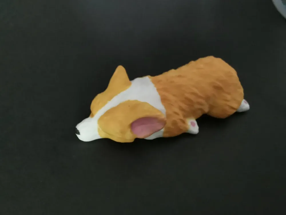 Sleepy Corgi Puppy Mini Figure by kucell MakerWorld: Download Free 3D ...