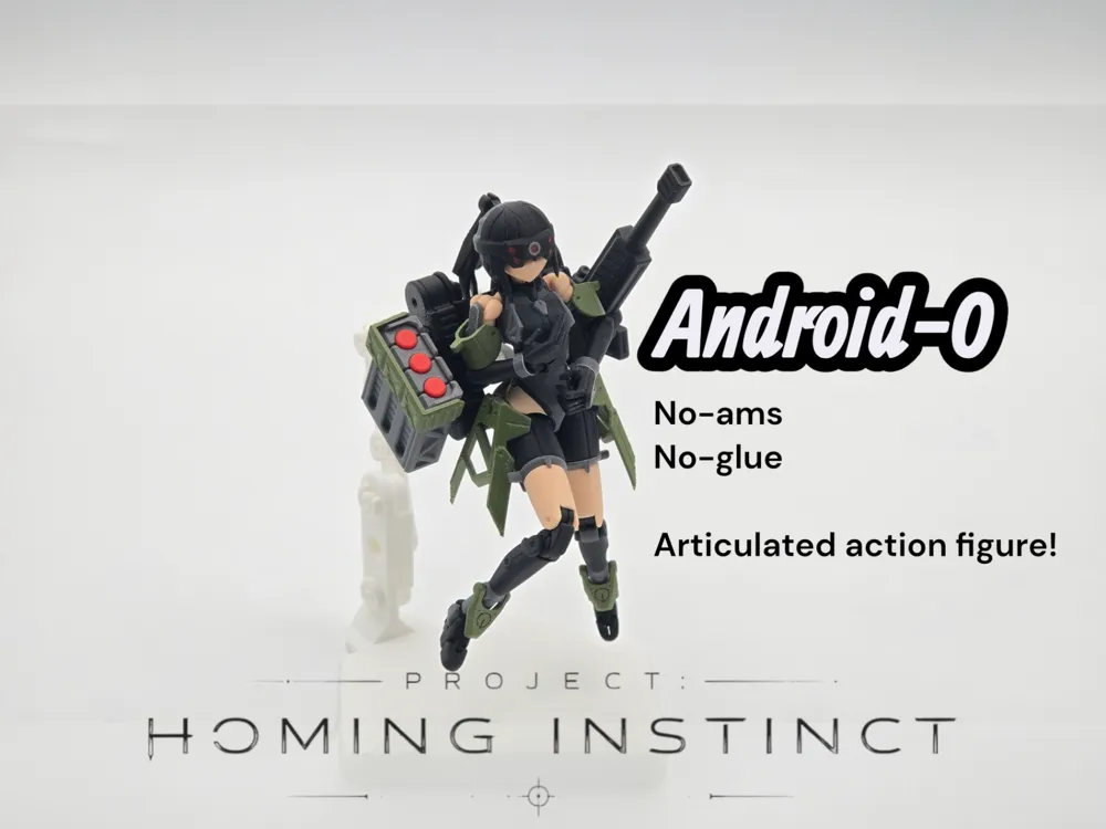[Pjt: Homing instinct] anime girl action figure! - Free 3D Print Model ...