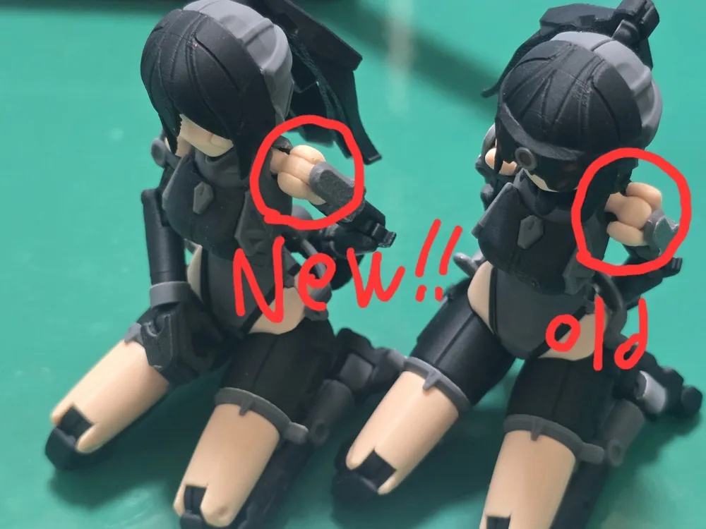[Pjt: Homing instinct] anime girl action figure! - Free 3D Print Model ...