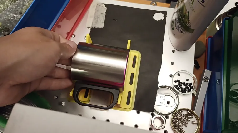 CO2 or fiber laser jig for round or long objects by nikdo_nic - MakerWorld