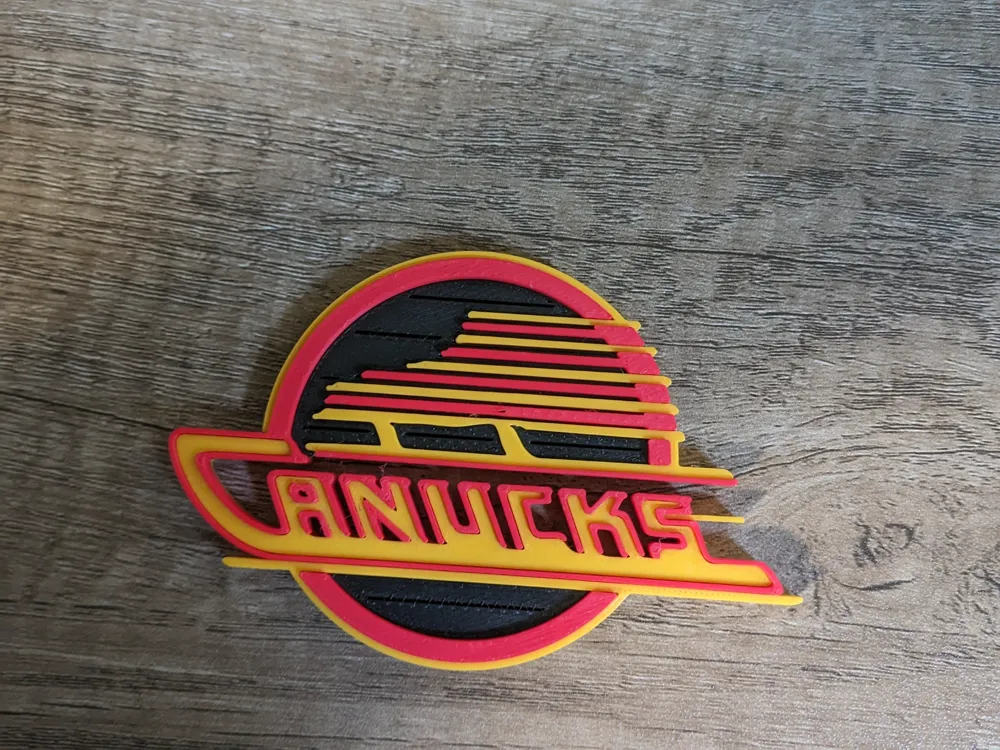 Vancouver Canucks Retro Logo by ebrucker406 - MakerWorld