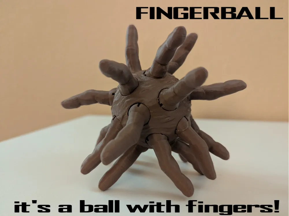 Fingerball Fidget by DZ3D - MakerWorld