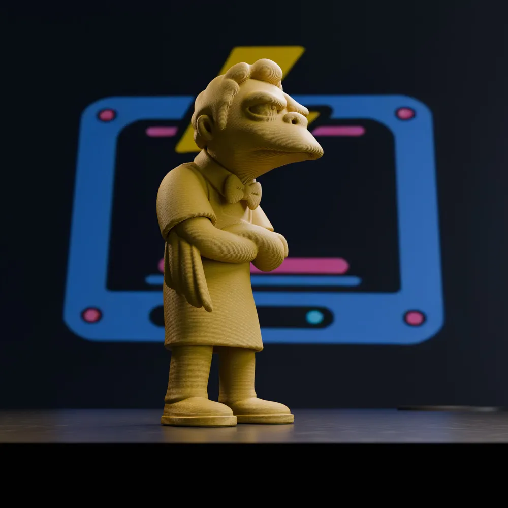 Mini Moe Szyslak from The Simpsons by TheLightning MakerWorld: Download ...