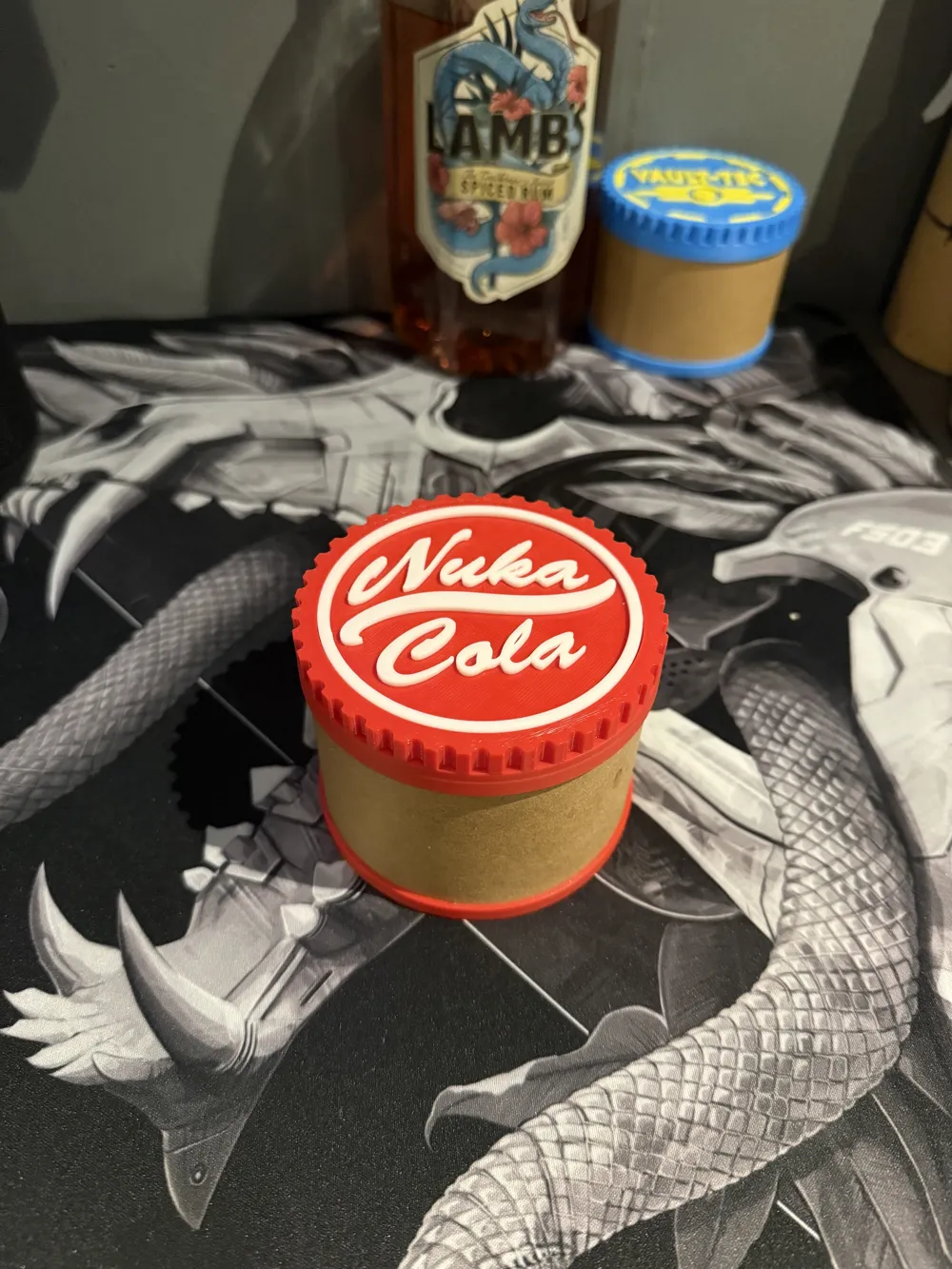 Vault-Tec & Nuka-Cola Spool Stash Boxes - Free 3D Print Model - MakerWorld