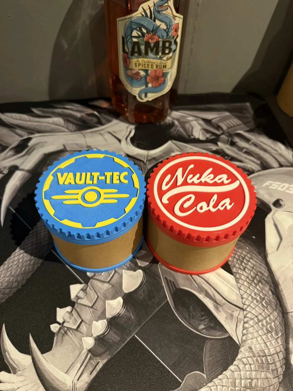 Vault-Tec & Nuka-Cola Spool Stash Boxes - Free 3D Print Model - MakerWorld