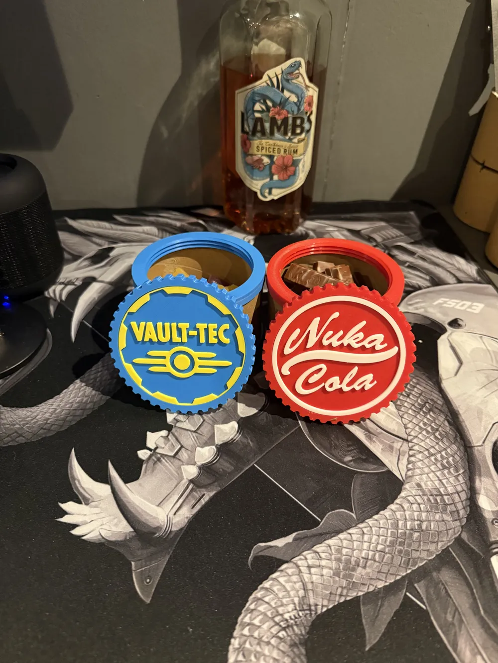 Vault-Tec & Nuka-Cola Spool Stash Boxes - Free 3D Print Model - MakerWorld