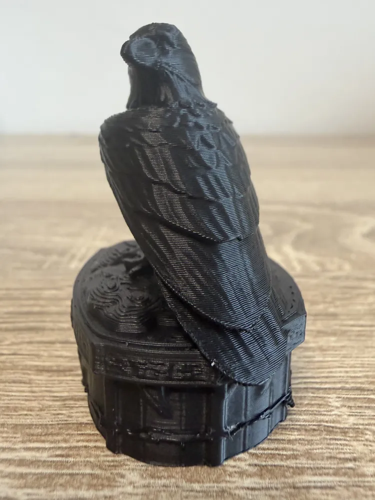 Odin`s raven statue - Free 3D Print Model - MakerWorld