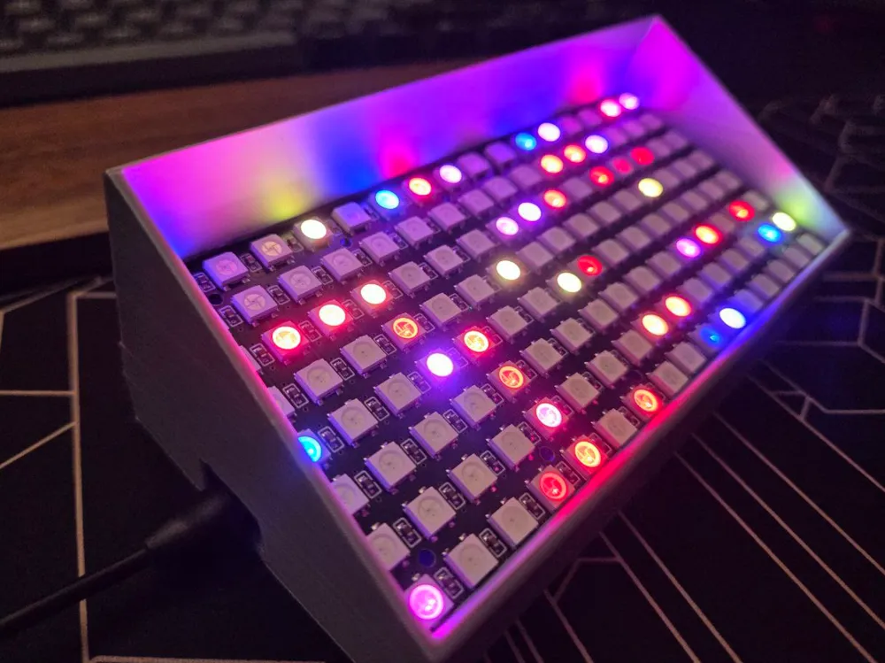 LED Washlight 8x16 WS2812 Matrix Remixed by user_1988440938 MakerWorld ...