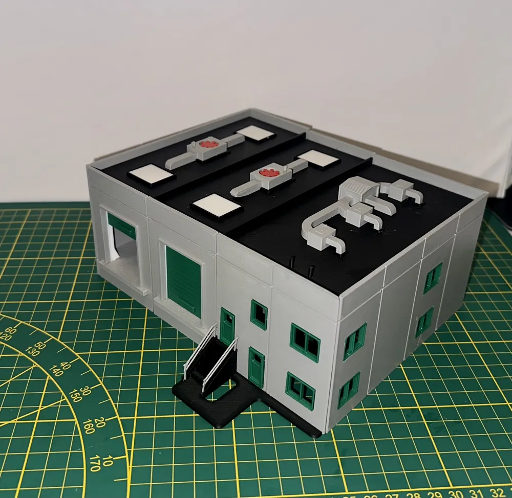 New Distribution Center (HO SCALE, 1:87) - Free 3D Print Model - MakerWorld