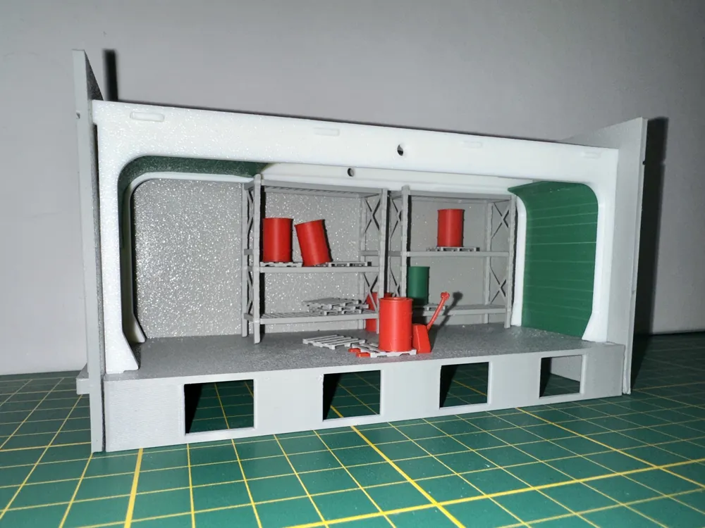 New Distribution Center (HO SCALE, 1:87) - Free 3D Print Model - MakerWorld