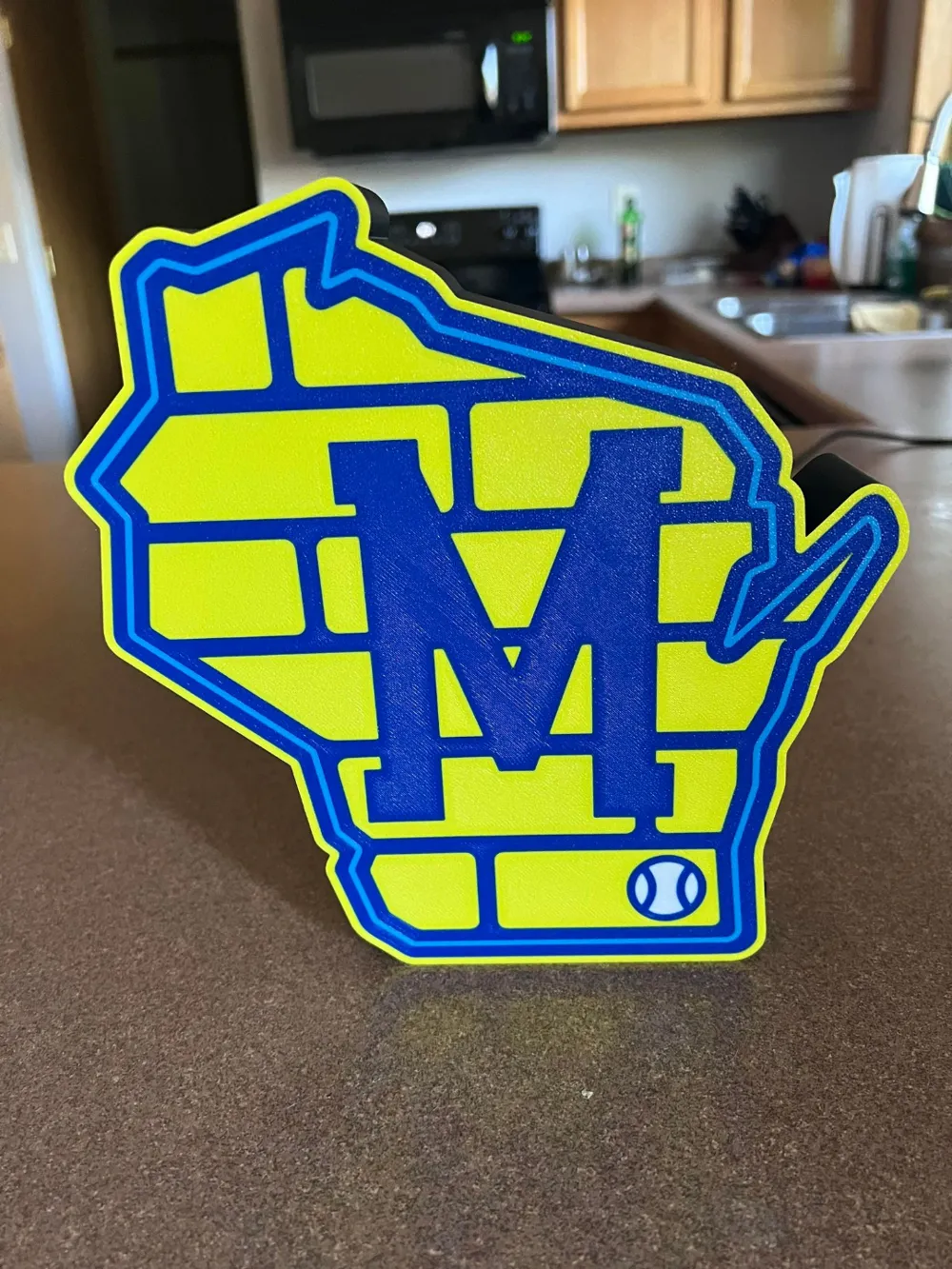 Milwaukee Brewers Light Box Clubhouse Logo by baltus.dani - MakerWorld