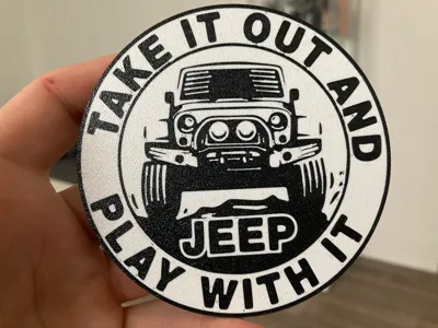 Jeep coaster by jakubhroch - MakerWorld