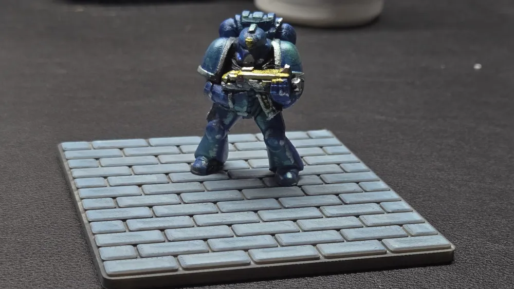 DnD Square Floor Tile Figure Diorama Base - Free 3D Print Model ...
