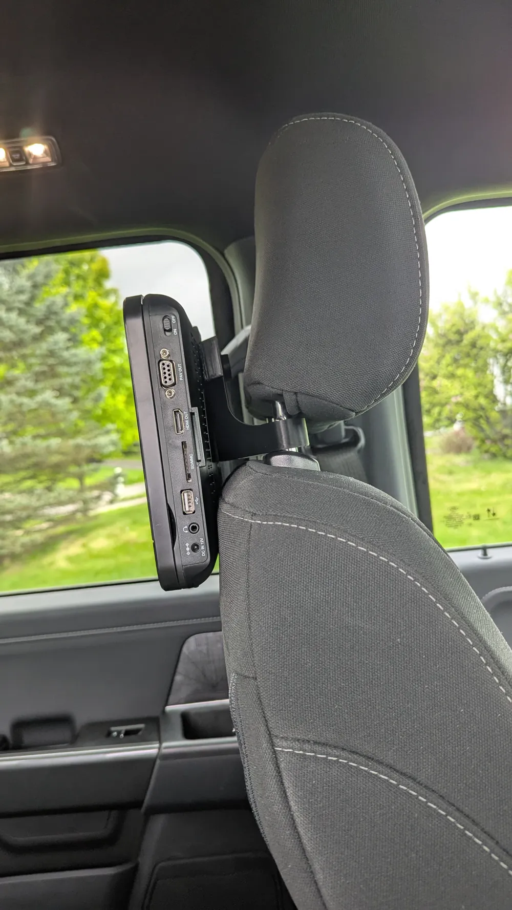 Ford F-150 Headrest Screen Mount - Free 3D Print Model - MakerWorld